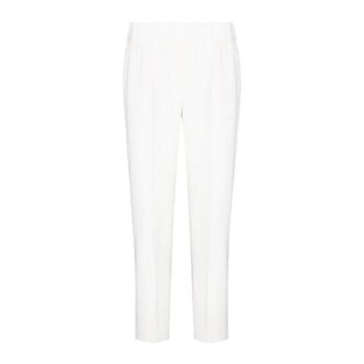 Brunello Cucinelli Wei&szlig;e Pantalone Hose - - Trousers - Damen - Wei&szlig; - M