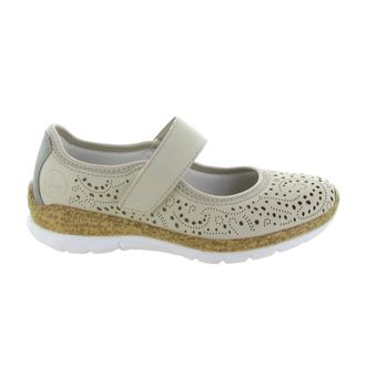 Rieker Femme, Chaussures, Beige, Taille: 38 EU Chaussures Ballerines Femme