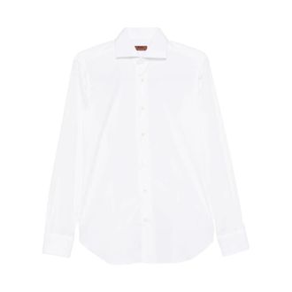 Barba Homme, Chemises, Blanc, Taille: 4XL Camicia bottoni