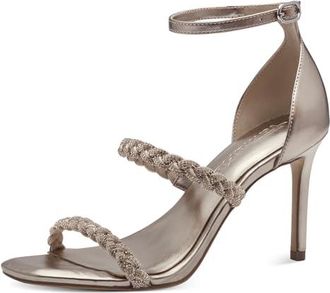 Tamaris Womens 1-28035-42 Heeled Sandal, dor&eacute; clair, 36 EU