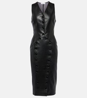 Alaia Alaïa Midikleid aus Leder