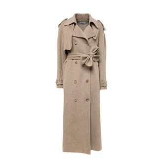 Giuseppe Di Morabito Femme, Manteaux, Beige, Taille: 36 FR Trench Manteaux