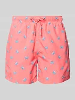 Mc Neal Badehose im Allover-Look mit elastischem Bund