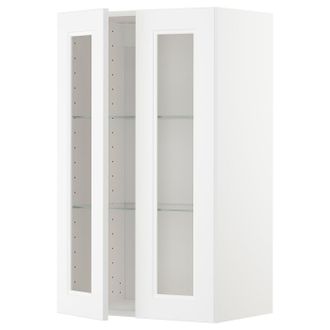 IKEA METOD Wandschrank mit B&ouml;den/2 Glast&uuml;ren