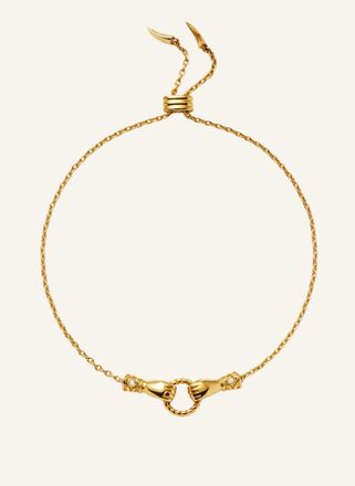 Missoma Missoma Armb&auml;nder Harris Reed Mini In Good Hands Slider Bracelet By Glambou gold