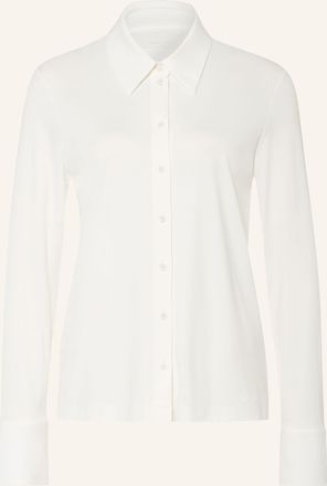 Marc Cain Hemdbluse Aus Jersey weiss