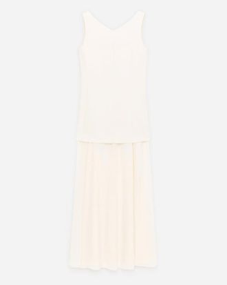 Arket Kleid Mit Tiefer Taille -Beige