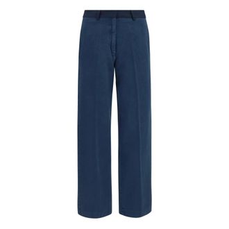 Forte_Forte Pantalon Chino - Femme - Pantalons - Bleu - Taille: 40 FR