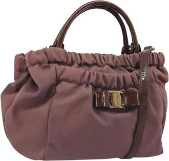Ferragamo Sac &agrave; main Pre-owned - Femme - Pre-owned - Violet - Taille: ONE Size
