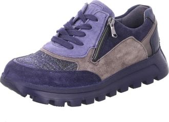 Waldl&auml;ufer L&auml;ssiger Schn&uuml;r-Sneaker - - Shoes - Damen - Blau - 38 1/2 EU