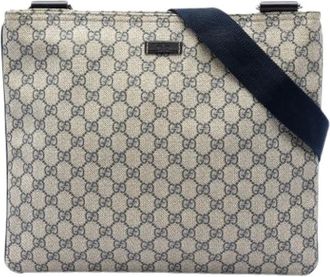 Gucci Sac bandouli&egrave;re Vintage en toile Pre-owned - Femme - Pre-owned - Beige - Taille: ONE Size