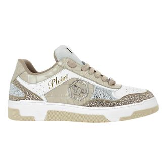 Philipp Plein unisex, Chaussures, Multicolore, Taille: 37 EU Low Top Baskets Mix Strass Cocco