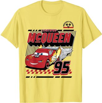 Disney Pixar Cars McQueen Retro 95 Poster T-Shirt