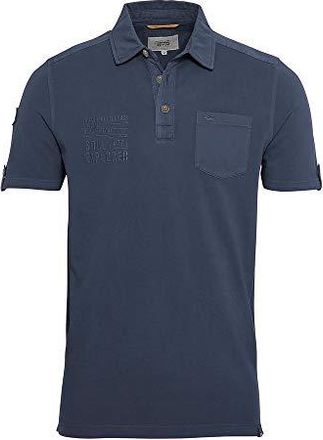 Camel Active Camel Active Polo Halbarm, Bleu Foncé, S Homme