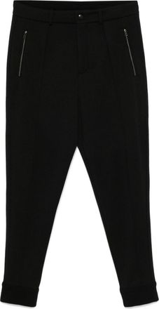 Ralph Lauren Purple Label Plissierte Hose - Schwarz
