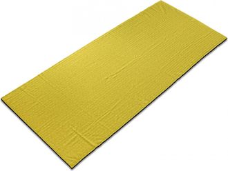 Abakuhaus Gelb Yoga-Mattenhandtuch, Zusammenfassung Blatt Efeu Knospen, rutschfeste schwei&szlig;absorbierende Yoga Pilates Workout Pad Abdeckung, 64 cm x 178 cm, Gel