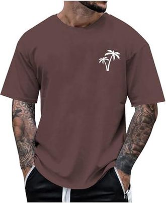 Generic Hauts d&eacute;t&eacute; &agrave; manches courtes pour hommes, T-shirts amples tendance athl&eacute;tiques 2025, coupe ample, t-shirt occidental d&eacute;contract&eacute;, T-shirts mignons pou