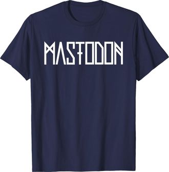 Mastodon White Logo T-Shirt