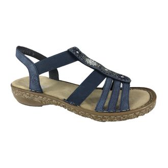 Rieker Damen, Schuhe, Blau, 42 EUGr&ouml;&szlig;e