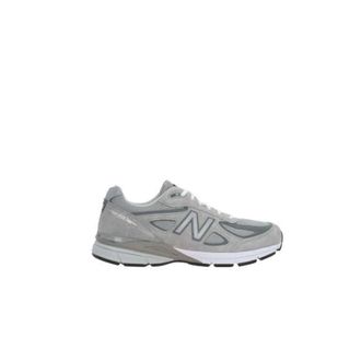 New Balance Homme, Chaussures, Gris, Taille: 38 1/2 EU Baskets Basses en Daim Gris et Maille