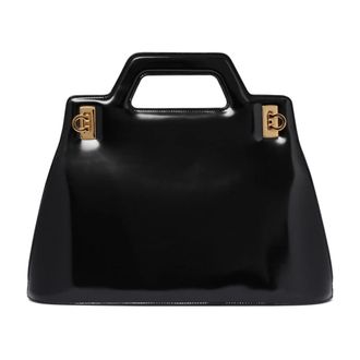 Ferragamo Wanda Hand Bag - - Bags - Damen - Schwarzk - ONE SIZE