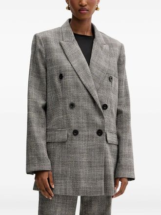 Silvian Heach blazer croisé à carreaux - Gris