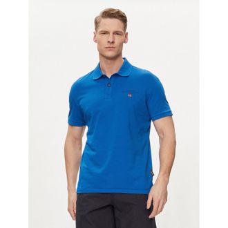 Napapijri Poloshirt Elbas NP0A4GB4 Blau Regular Fit