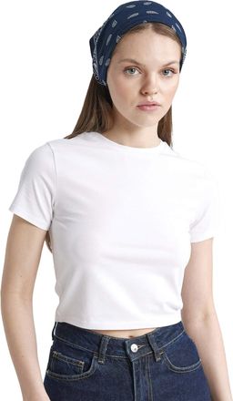 DeFacto Damen Z8790AZ T-Shirt, White, L