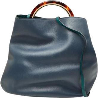 Marni Pre-owned Handtasche- Beutel- Umh&auml;ngetasche - - Pre-owned - Damen - Blau - ONE SIZE