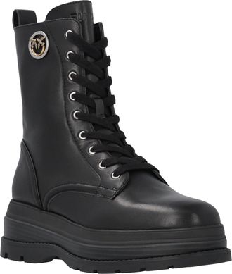 Pinko Eva Combat Boot - Black
