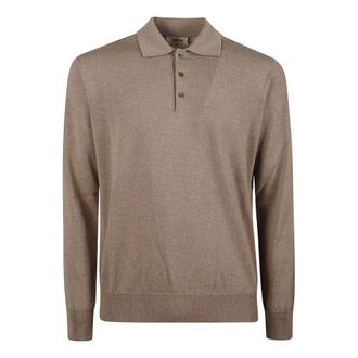 Altea Pullover mit Polokragen - - Tops - Herren - Beige - L