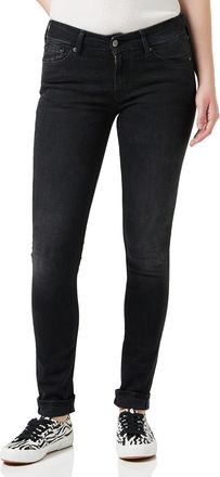 Kings of Indigo Damen Juno Jeans, Blau (Black Worn IN 6103), 27W / 34L