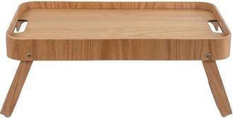 Sagaform Hanna Fr&uuml;hst&uuml;ckstablett aus roter Eiche mit Standbeinen, 30x50 cm, H&ouml;he 19 cm, 5018419