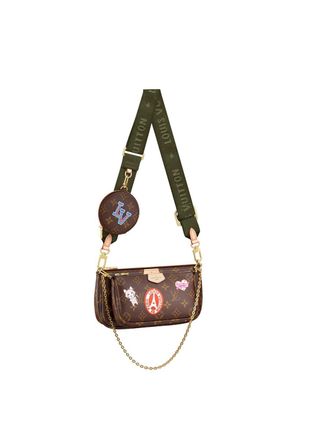 Louis Vuitton Monogram Pochette Accessoires with Stickers