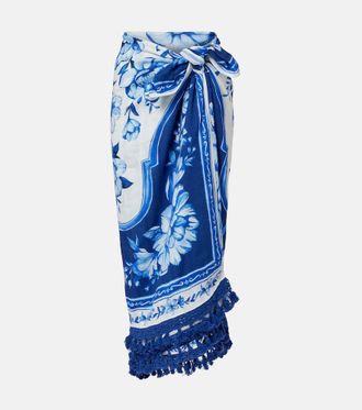 Farm Rio Bedruckter Pareo aus Baumwolle