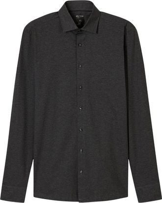 Olymp Olymp, Homme, Chemises, Gris, Taille: S Chemise Level Five 24/Seven