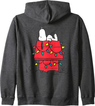 Peanuts Snoopy Hundehütte Weihnachten Kapuzenjacke