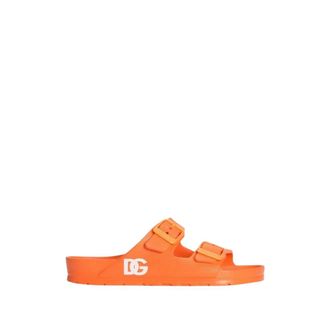 Dolce & Gabbana Tongs de Plage - Femme - Chaussures - Orange - Taille: 39 EU