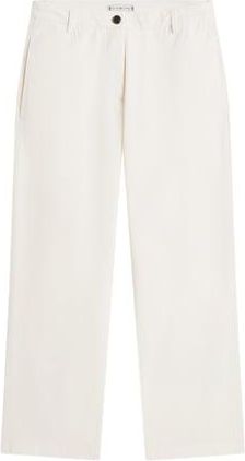 Tommy Hilfiger Pantalon droit en coton m&eacute;lang&eacute;