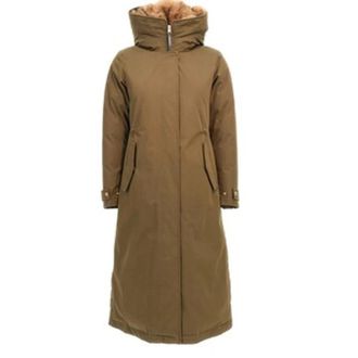 Woolrich Parka Best Cotton en fausse fourrure - Femme - Manteaux - Vert - Taille: 40 FR