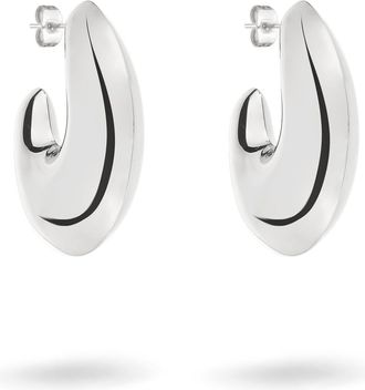 Liebeskind Liebeskind Berlin Damen Creole LJ-1684-E-36 aus Edelstahl in IP Rhodium