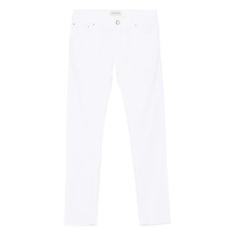 Jacob Cohen Wei&szlig;e Klassische Straight Leg Jeans - - Trousers - Herren - Wei&szlig; - W34