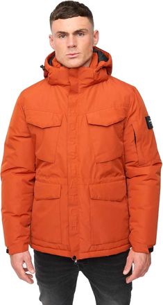 Crosshatch Plentons Jacke f&uuml;r Herren (Dunkel Orange)