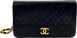 Chanel Crossbody Bags - Chanel Timeless Wallet on Chain WOC Vintage Lambsk - Gr. unisize - in Schwarz - für Damen