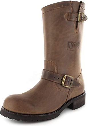 Mayura Boots MB018, Boots biker mixte adulte - Marron - Sadale, 41 EU