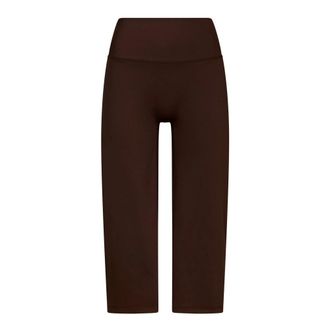 Neo Noir Leggings - - Trousers - Damen - Braun - XS