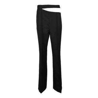 R&oacute;he Wollhose - klassisches Modell - - Trousers - Damen - Schwarzk - L