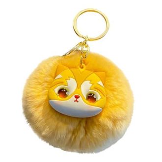Generico Peluche porte-cl&eacute;s pour chat, pendentif avec sac de chat dessin anim&eacute; | Ornements de suspension d&eacute;coratifs Hangble, accessoires dint&eacute;rieur de voiture 