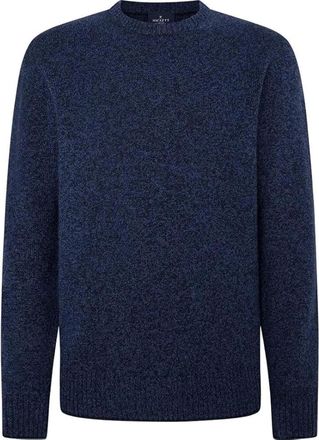 Hackett Pull &agrave; col rond Moulin&eacute; - Homme - Pulls - Bleu - Taille: M