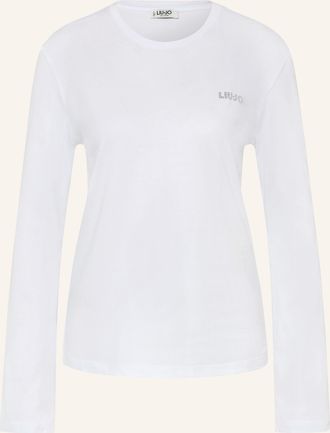 Liu Jo Liu Jo Longsleeve Mit Schmucksteinen weiss